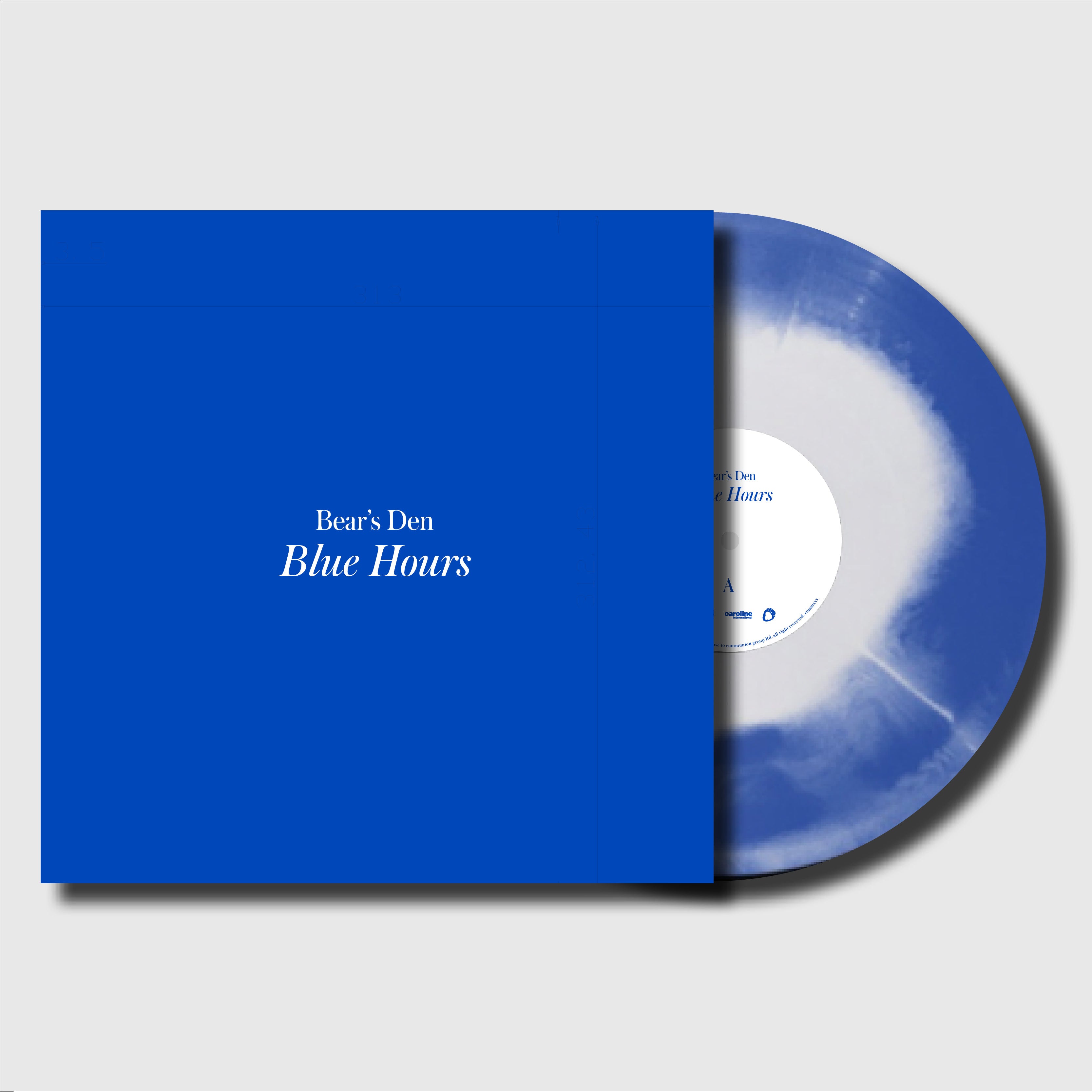 Bear's Den - Blue Hours (blue swirl)